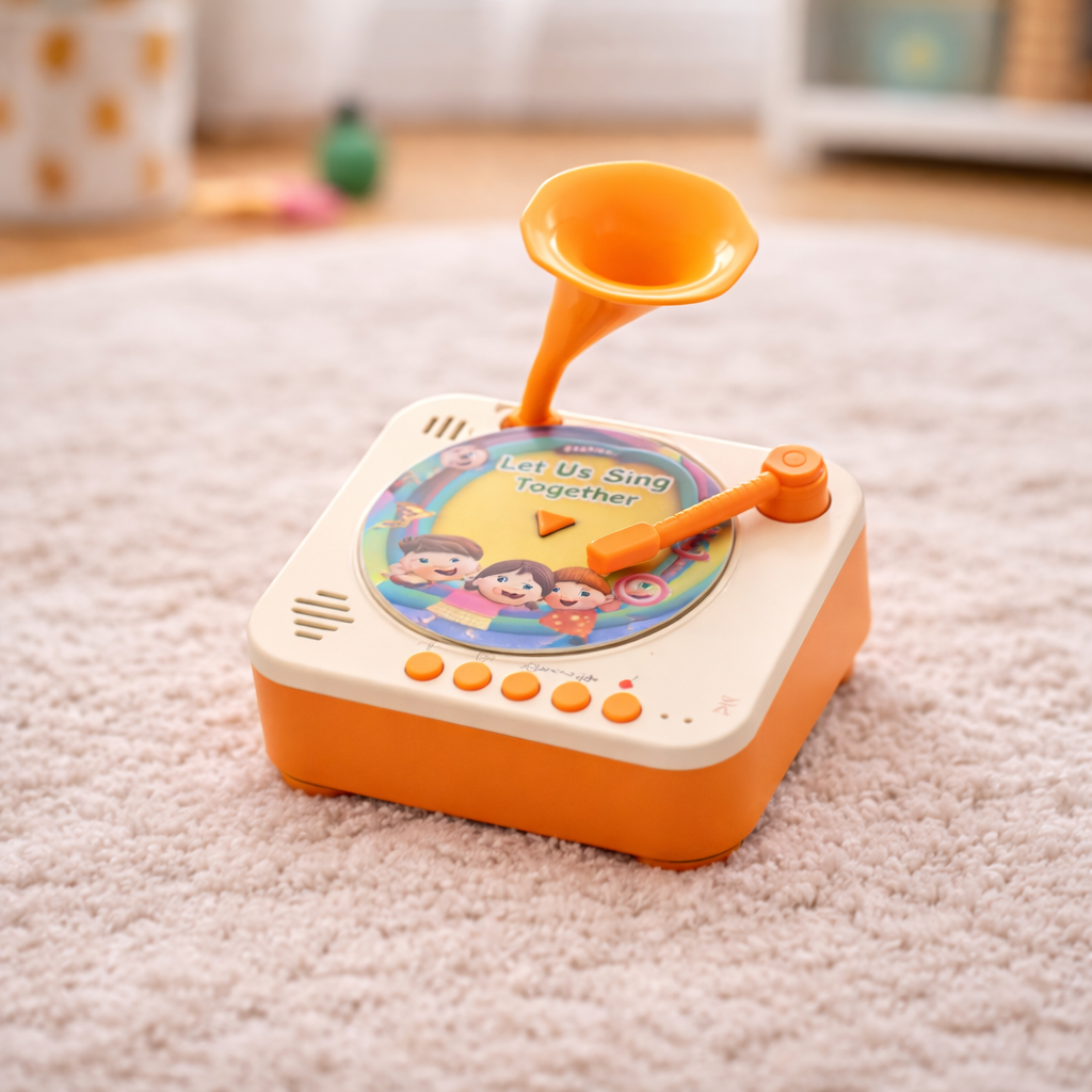 🎶 Kids Story Player Gramophone with Audio Cards – Mimiboy